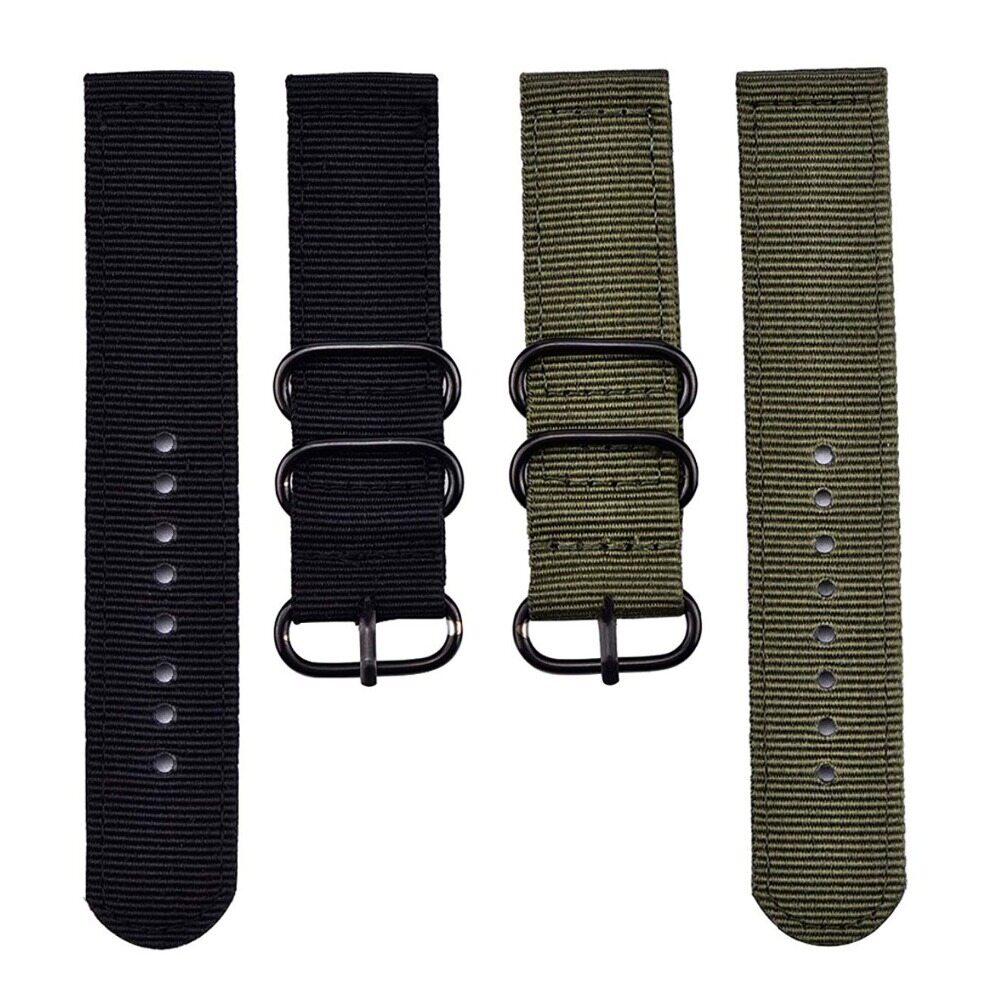 (Tali Jam Tangan) Nato สายนาฬิกาผ้าใบ18มม.20มม.22มม.24มม.Jam Tangan ...