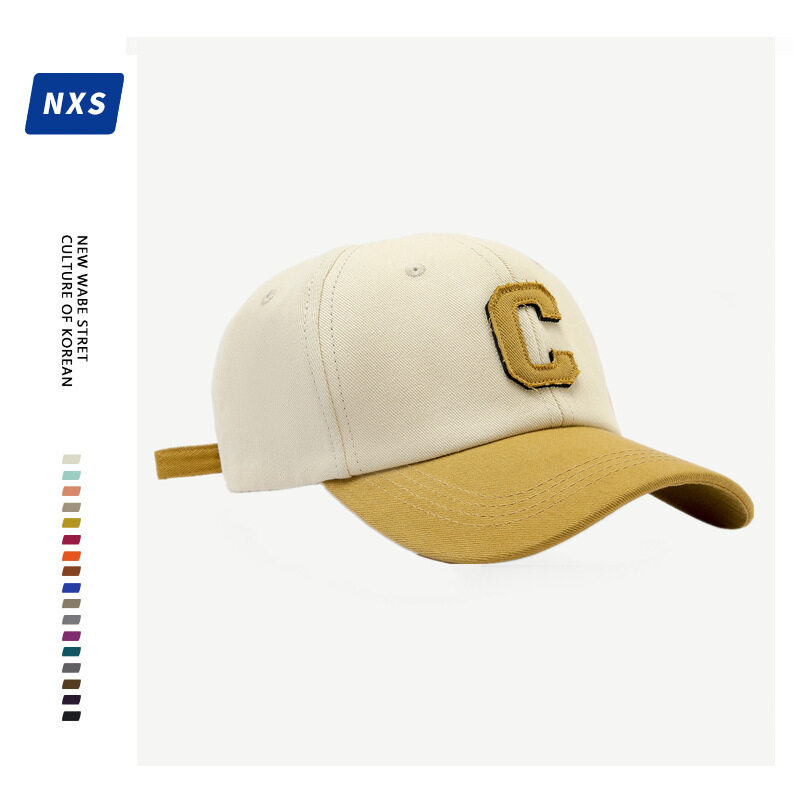 Original Unisex Baseball Cap Letter C Label Patch Sport Outdoor Vintage ...