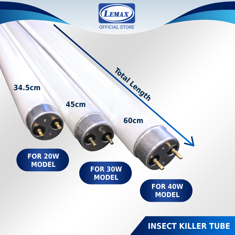 LEMAX Insect Killer Tube UV, Hanging Electric Mosquito Killer UV Light ...