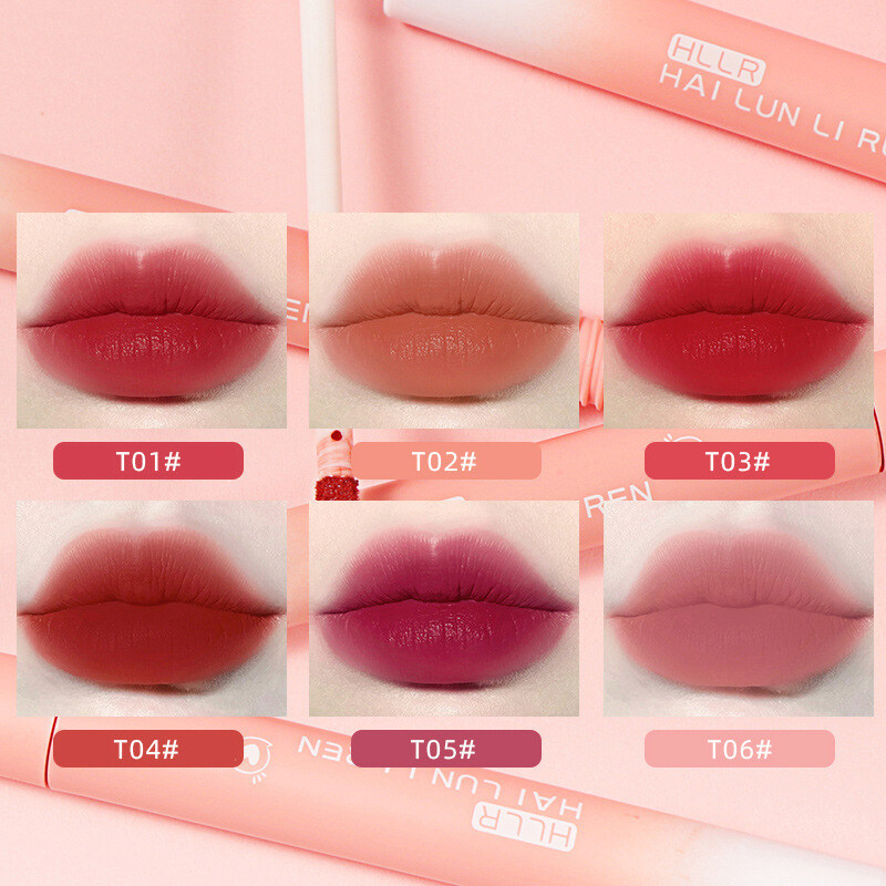 (ใหม่ของแท้) HLLR ลิปจูบไม่หลุด ลิปสติก เนื้อแมตต์ กันน้ำ ติดทนนาน - Bilian - ThaiPick