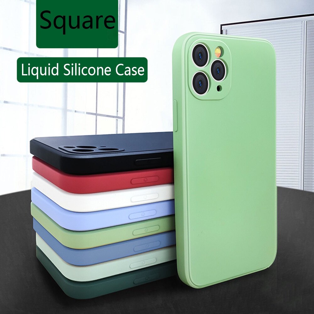 สำหรับ iPhone 13 12 Pro Max 13Pro 13ProMax 12Pro เคสโทรศัพท์ซิลิโคนเหลว ...