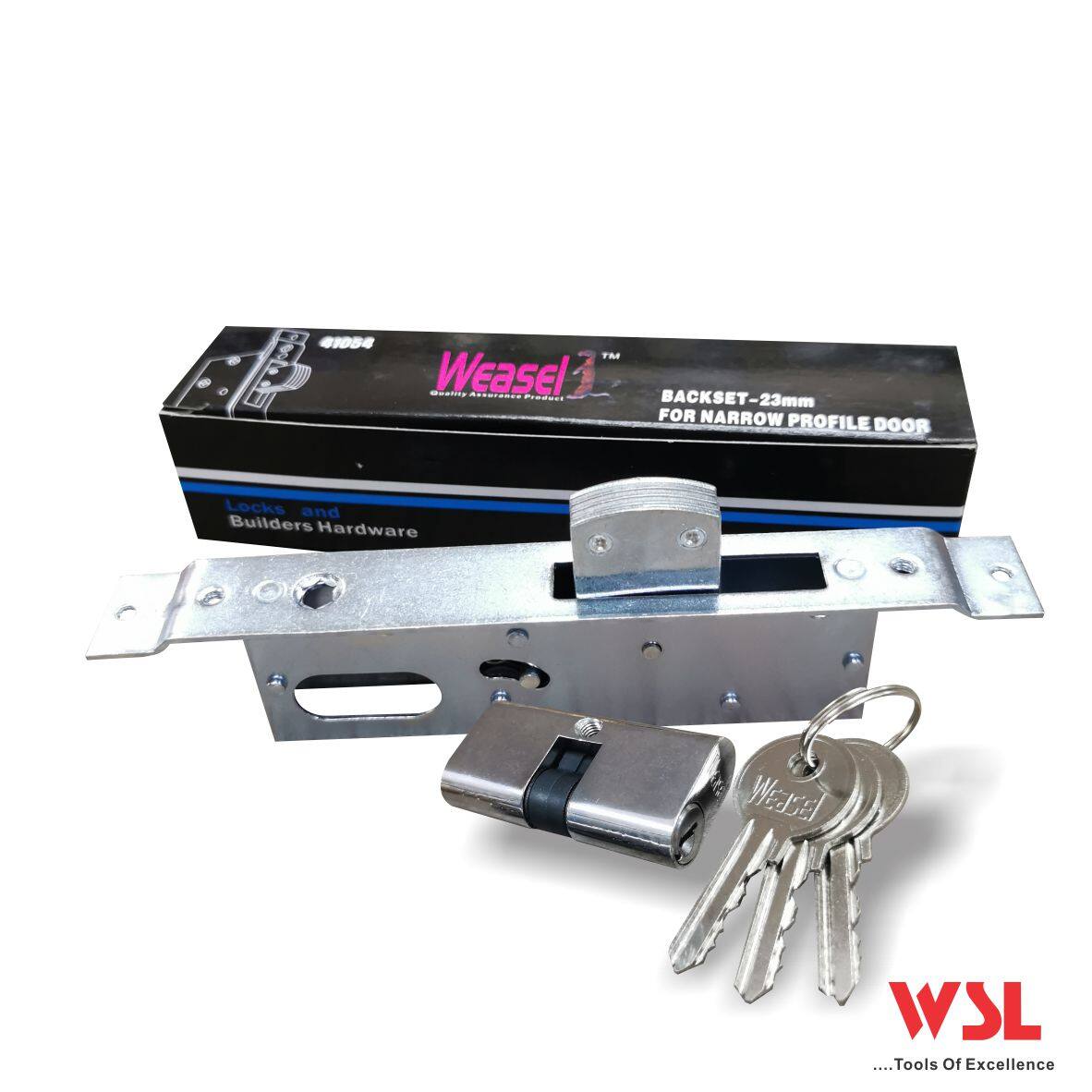 41054 Dead Lock - #Weasel for Aluminium Swing Door Lock | Lazada