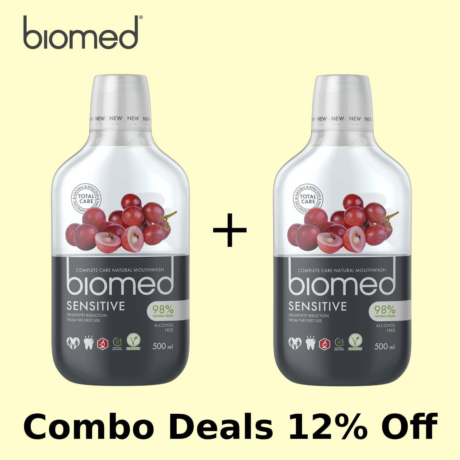 Biomed Mouthwash Sensitive 500ml | Lazada