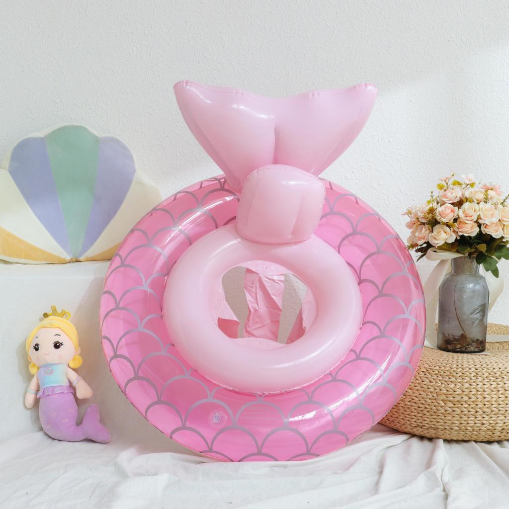 ICE Stock Selangor Mermaid Pink Series Swimming Ring Pool Float Baby ...