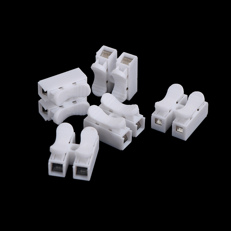 100pcs Butt Joint Terminal Universal Push Type Quick Splice Lock Wire ...