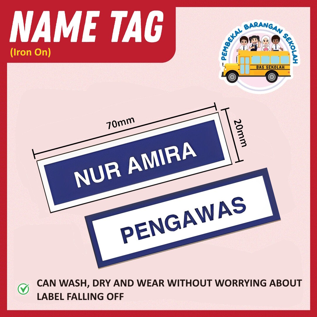 NAME TAG / NAMETAG UNTUK PENJAWAT AWAM , GURU, KERAJAAN & HOSPITAL ...