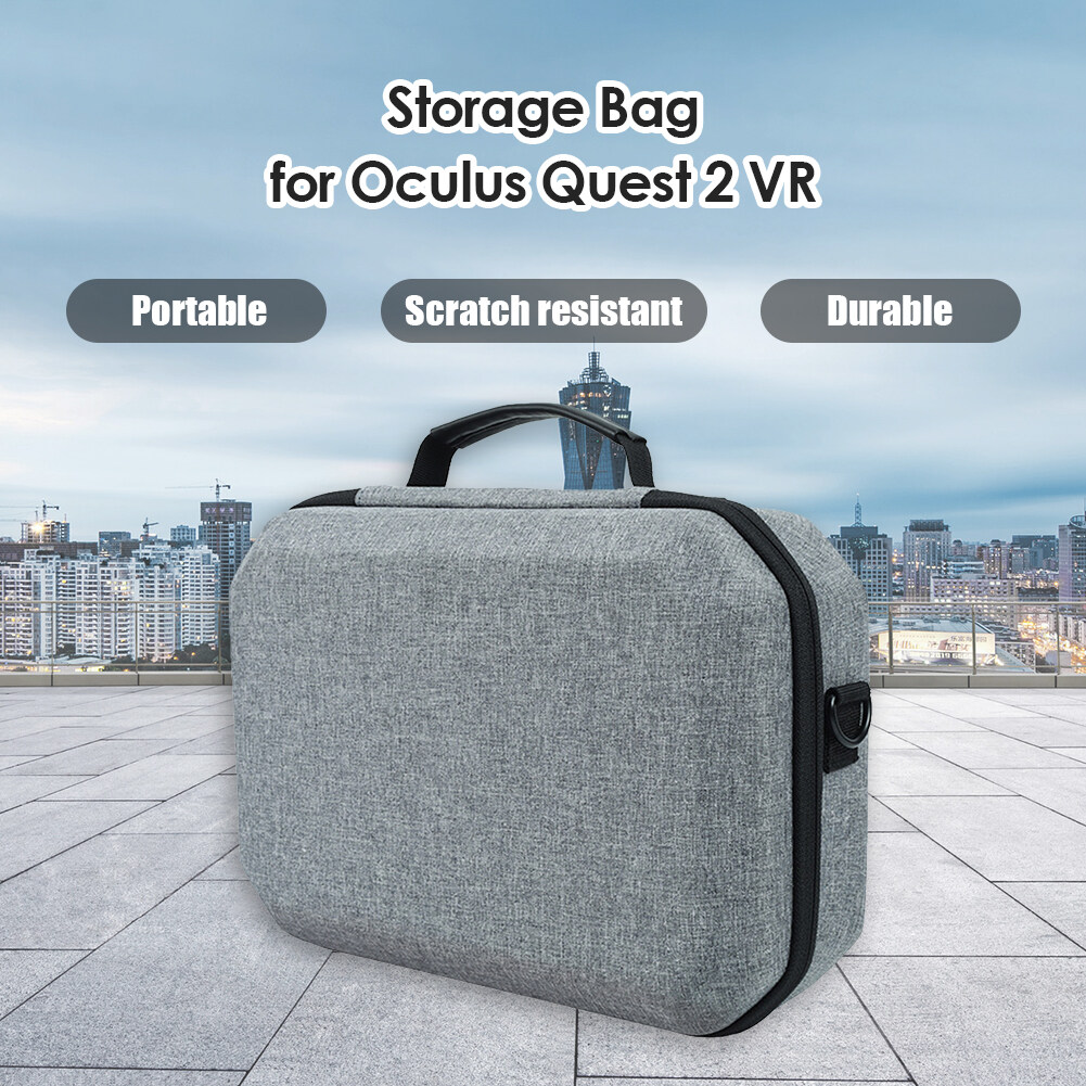 Hard Shell กระเป๋าถือ EVA พร้อมสายคล้องไหล่สำหรับ Oculus Quest 2 Travel ...