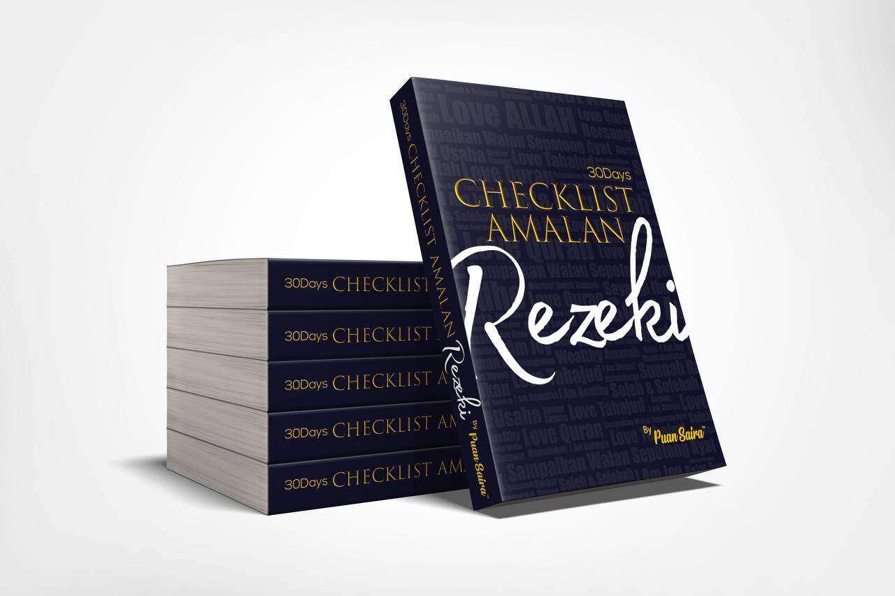 Buku Amalan Wanita Muslimah - Checklist Amalan Rezeki | Amalan Harian ...