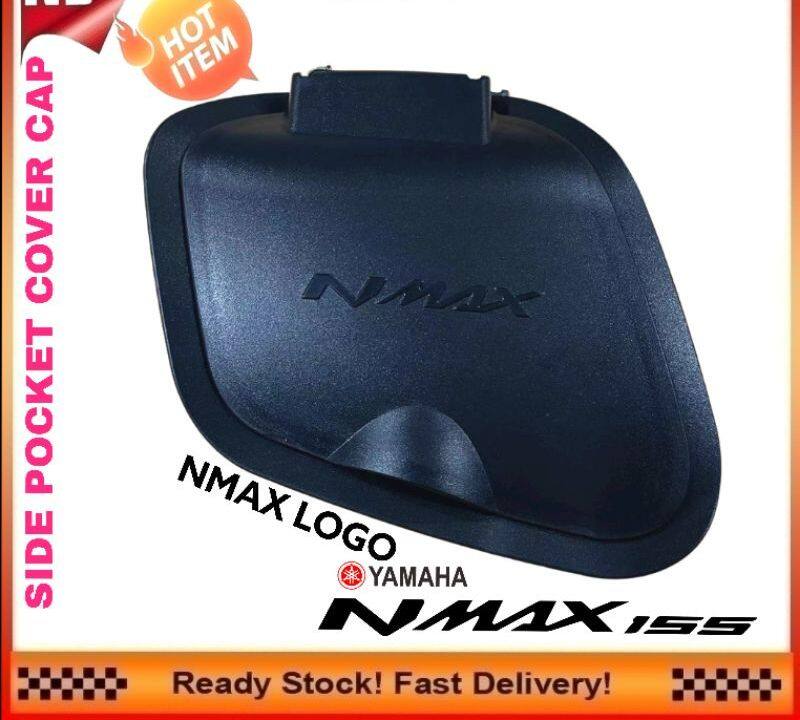 YAMAHA NMAX 155 V2 TOOL BOX COVER SIDE POCKET COVER CARBON NMAX155 LOGO ...