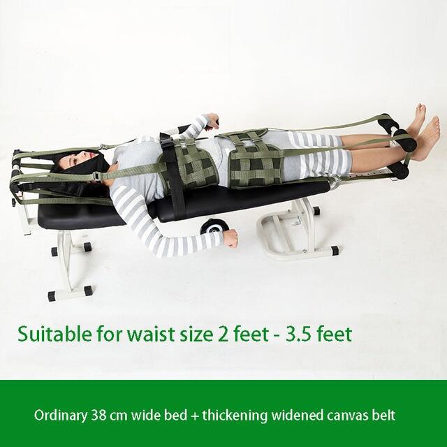 Traction bed lumbar disc herniation stretch treatment, pull lumbar pain ...