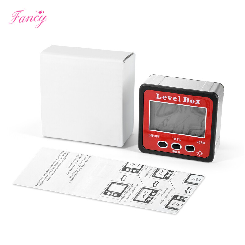 FANCY Angle Protractor Inclinometer Level Meter 90 Degree Ruler Gauge ...