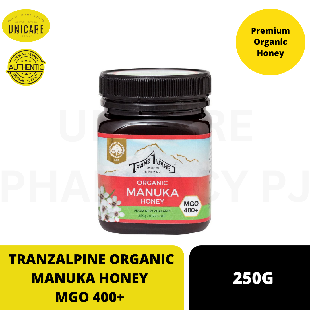 TRANZALPINE ORGANIC MANUKA HONEY MGO 400+ 250G | Lazada