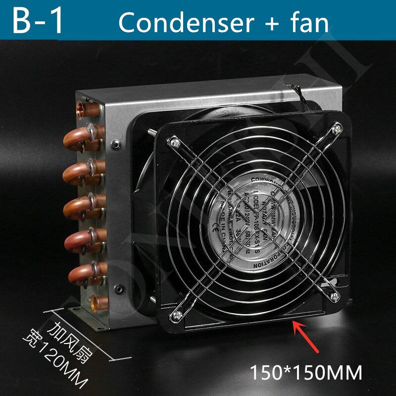 Small With Shell Condenser Radiator Refrigerator Freezer Air Cooled ...