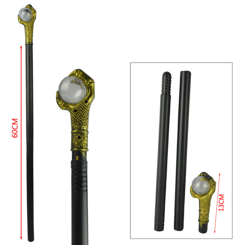 yunshataoxf Snake Head Scepter Toy Craved Skull Head Pharaoh King ...