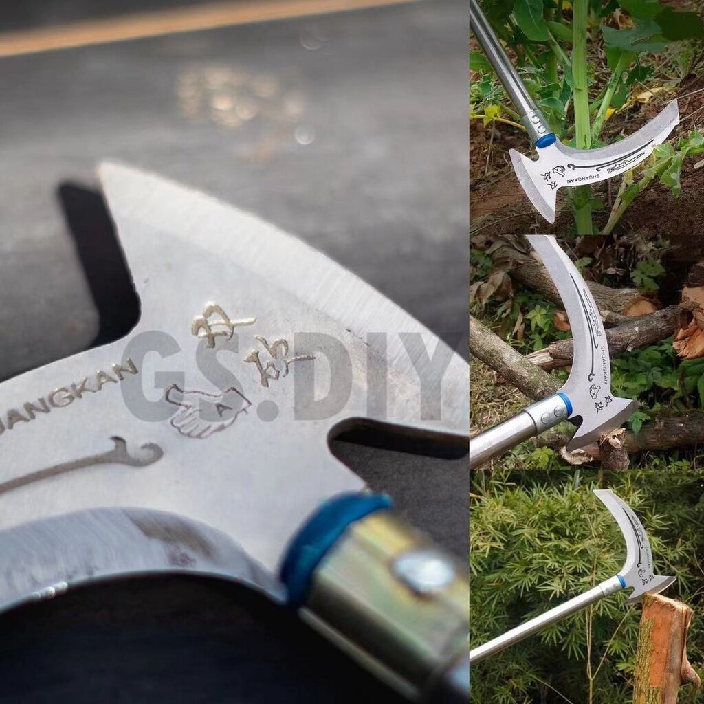 Double Sickle🐜Sickle+Axe, Sabit+Kapak🪳Sabit Rumput Bilah Sabit ...