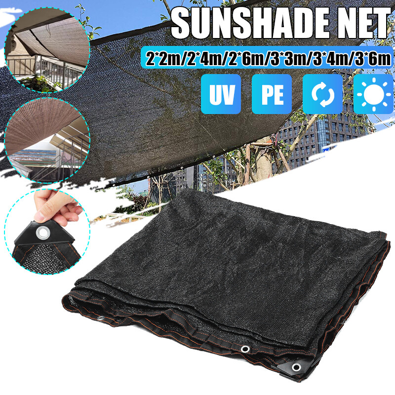 80% Sunshade Sun Shade Net Sail Awning Canopy Cloth Cover Outdoor ...