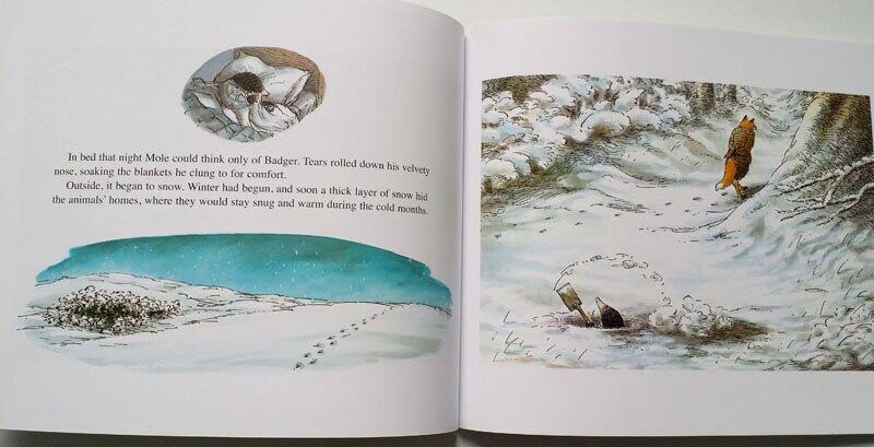 Badger's Parting ของขวัญ Susan Varley Bab เด็กสมุดวาดภาพระบายสีสำหรับ ...