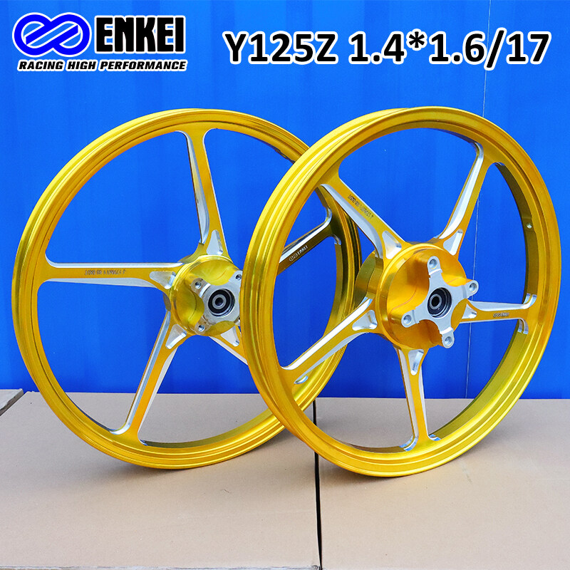 ENKEI SPORT RIM FG511 LC135 Y15ZR Y125Z RS150 VARIO150 WAVE110 WAVE125 FRONT AND REAR FG 511 ...