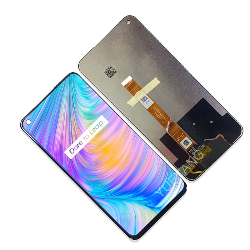 ใหม่การทำงานที่ดีที่สุดสำหรับ OPPO Realme Q2 5G RMX2117จอแสดงผล LCD ...