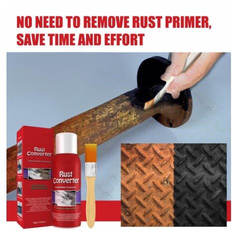 Instant Rust Converter Primer Metal Rust Remover Metal Cleaner ...