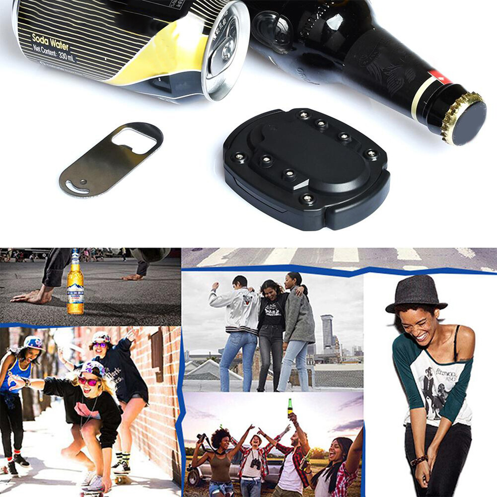 Multifunctional 2 in 1 Drink Bottle Opener Cutter Plastic Manual ...