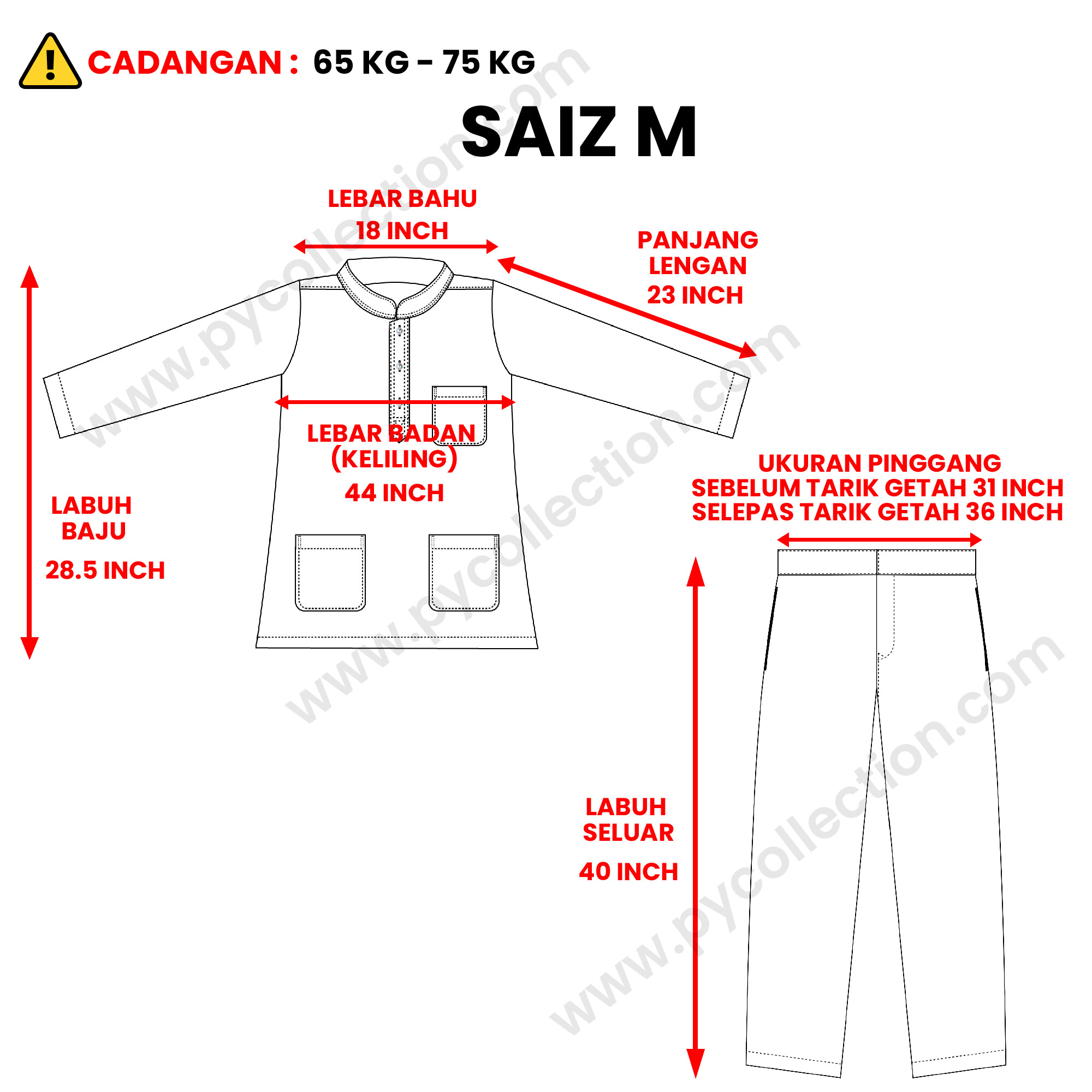 BAJU RAYA 𝟐𝟎𝟐𝟒 】READY STOCK Baju Melayu Slim Fit Dewasa & Budak WARNA ...