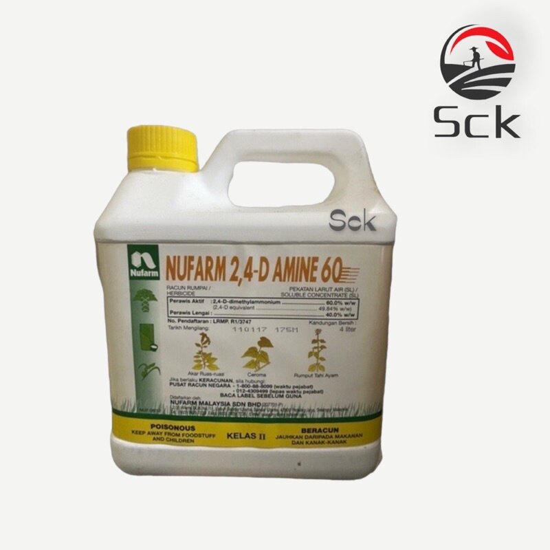 Nufarm Amine 60 4Liter/Racun Rumput Herbicide | Lazada