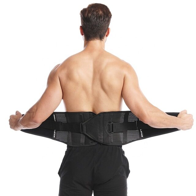 Breathable Lumbar Bandเข็มขัดซัพพอร์ทLower Backที่รั้งเอวสนับสนุน ...