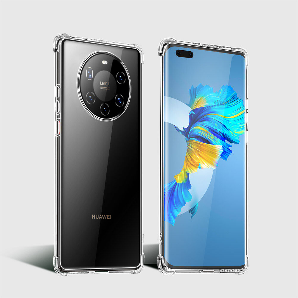 SmartDevilโปร่งใสถุงลมนิรภัยโทรศัพท์เคสสำหรับหัวเหว่ยMate40 Mate30pro Mate50 Pro P40 P40pro ...
