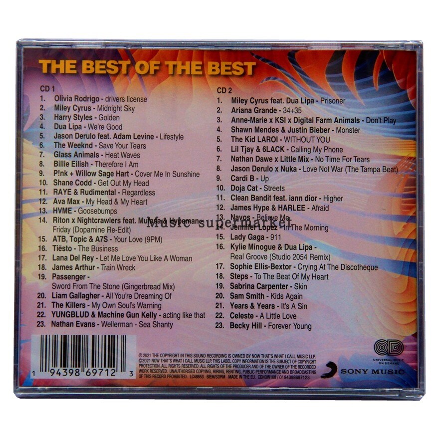 Various – Now That's What I Call Music! 108 European And American Music ...