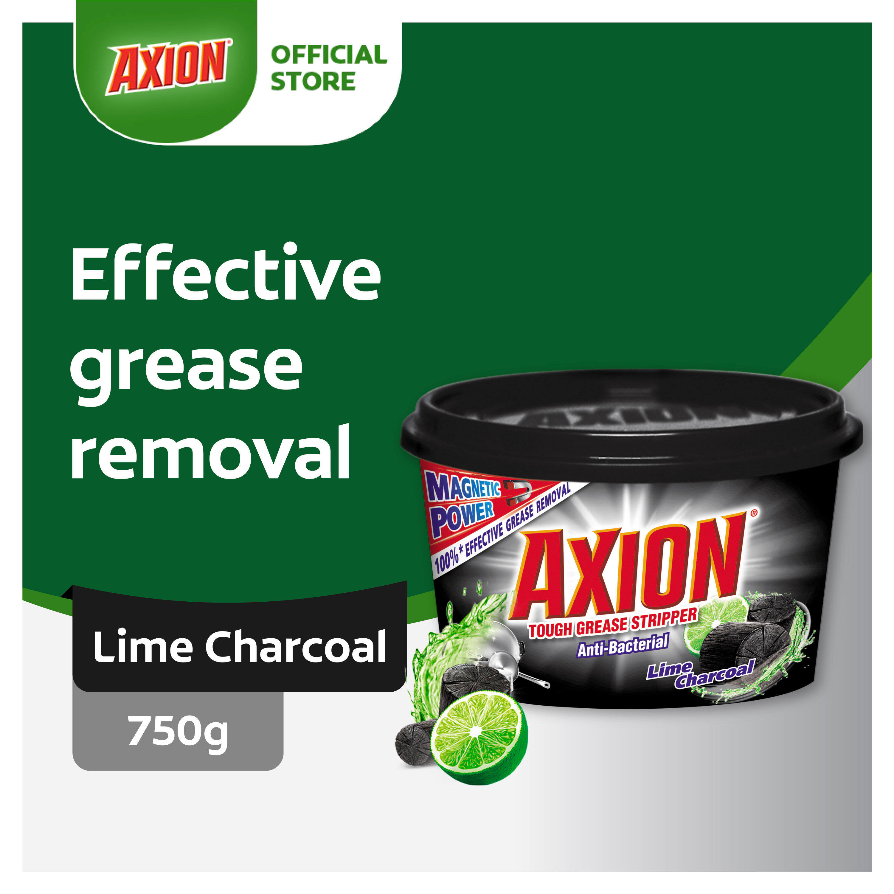 Axion Lime Charcoal Dishpaste 700g | Lazada