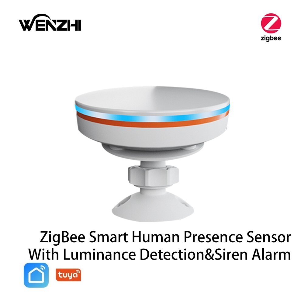 ZigBee 3.0/Wifi Human Presence Sensor 5V MMwave Radar With Siren Alarm ...