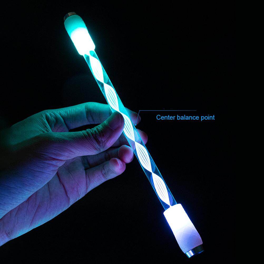 LED Rolling Finger Rotating Pen Illuminated Ballpoint Pen Non-Slip ...
