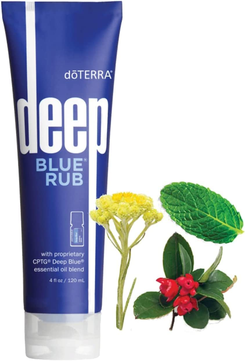 doTERRA Deep Blue Rub 120ml Pain Reliever Cream Soothing Blend CPTG ...