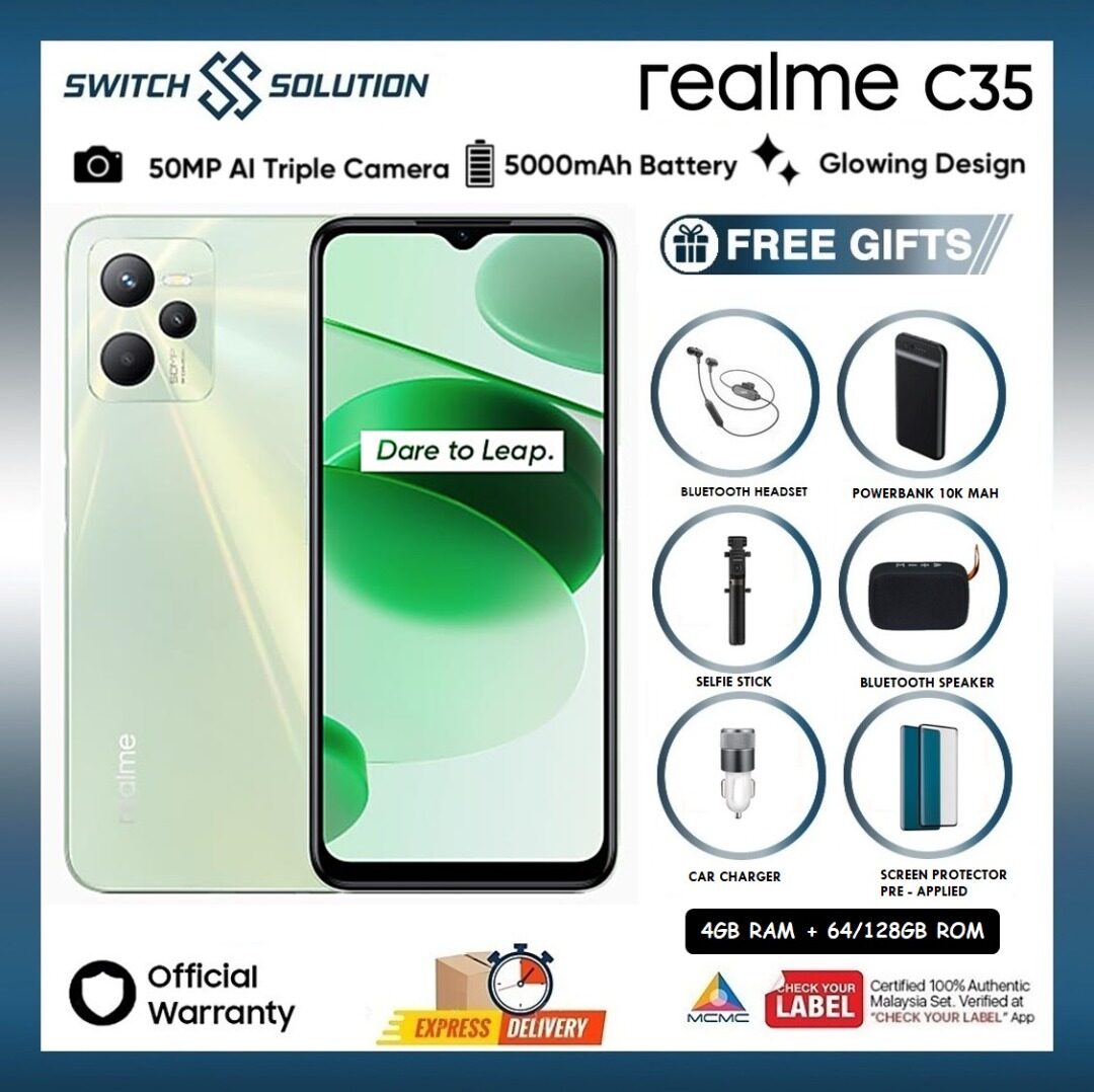 realme C35 Price in Malaysia & Specs - RM549 | TechNave