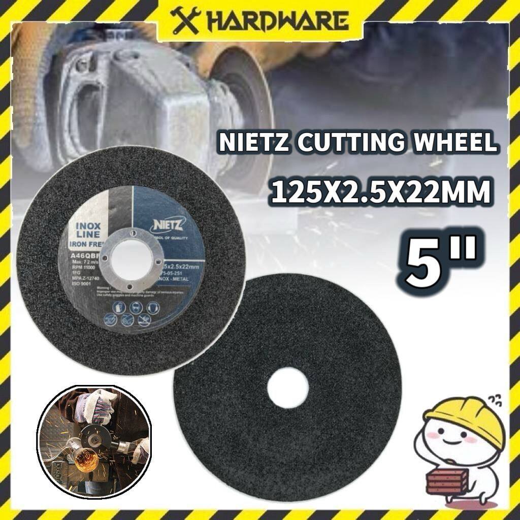 NIETZ CUTTING WHEEL 125x2.5x22mm / STAINLESS STEEL THIN CUTTING DISC ...