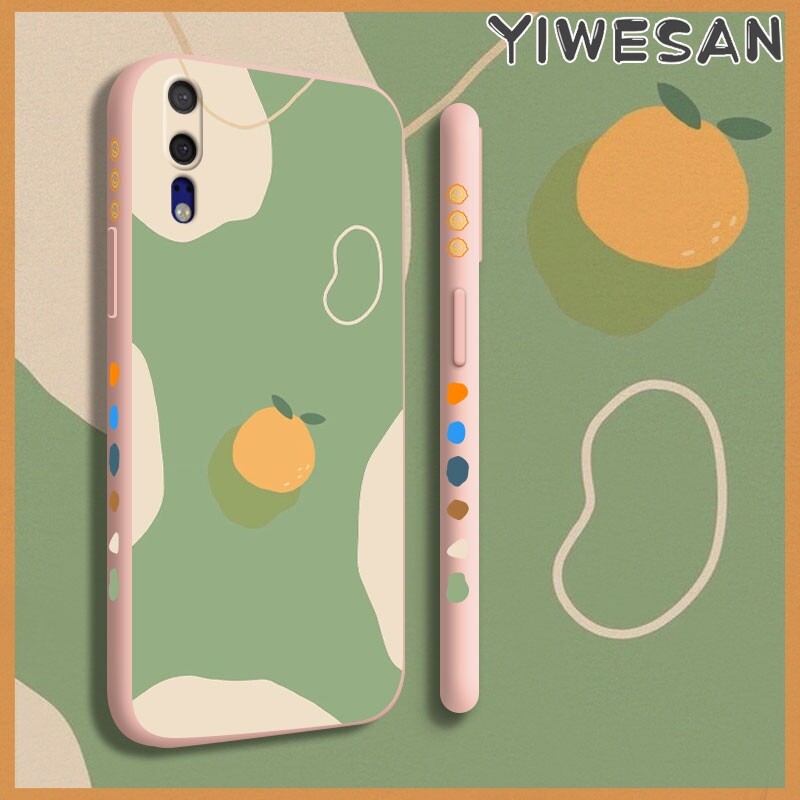 Yiเว็บเคสสำหรับ Huawei Y9 2018เคสนอร์ดิกลมเรียบง่ายภาพประกอบดีไซน์ใหม่ ...