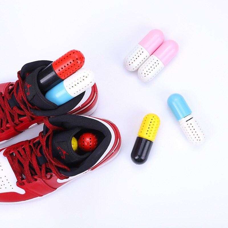 We Flower 2PCs Sneaker Deodorant Capsule Portable Shoes Deodorizer Shoe Stink Sweat Odor Smell ...