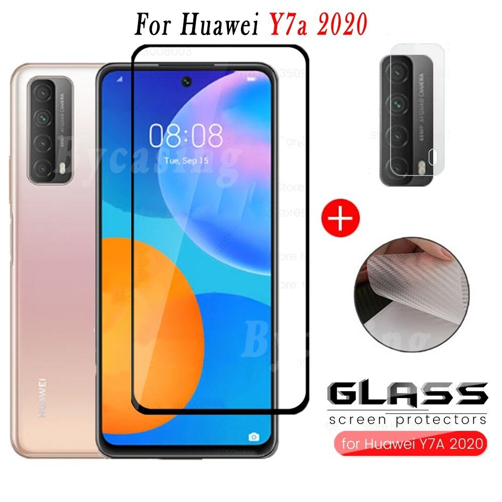 DongLai 3ใน1ปกป้องหน้าจอสำหรับ Huawei Y7A Y6P 2020 Y6 Pro 2019 Y9 Prime ...