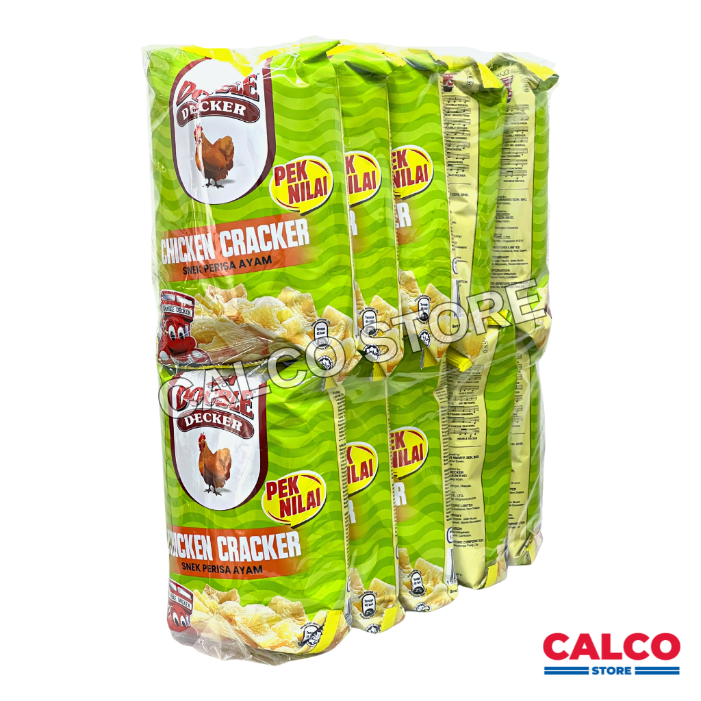 65g x 10pcs Mamee Double Decker Chicken Cracker Keropok Snek Perisa ...