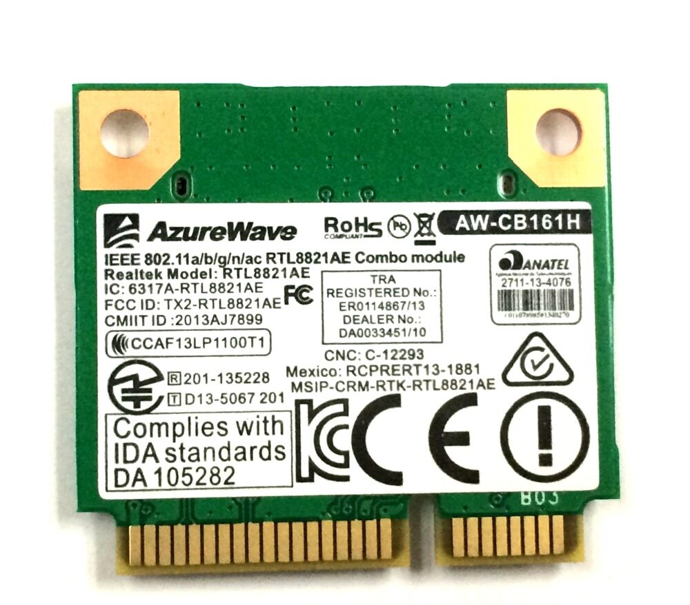 Azurewave Realtek RTL8821AE 802.11AC 433Mbps WiFi บลูทูธ4.0 Combo อะแดป ...