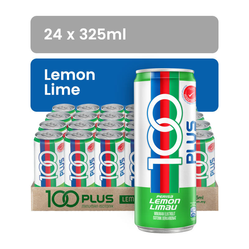 100PLUS Lemon Lime 325ML X 24 | Lazada