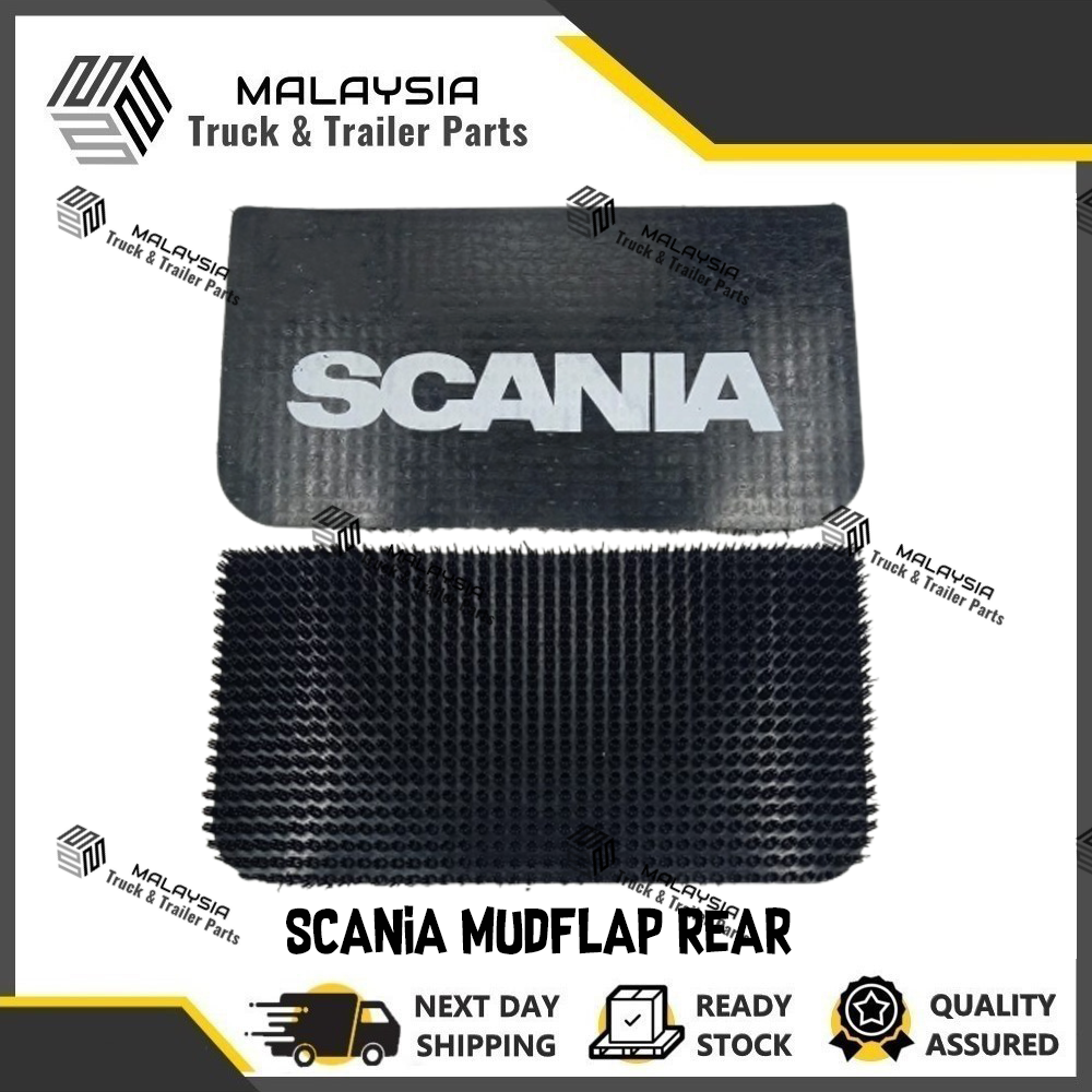SCANIA MUDFLAP REAR 10"X18" LORRY TRAILERS TRUCKS (1 PCS) | Lazada