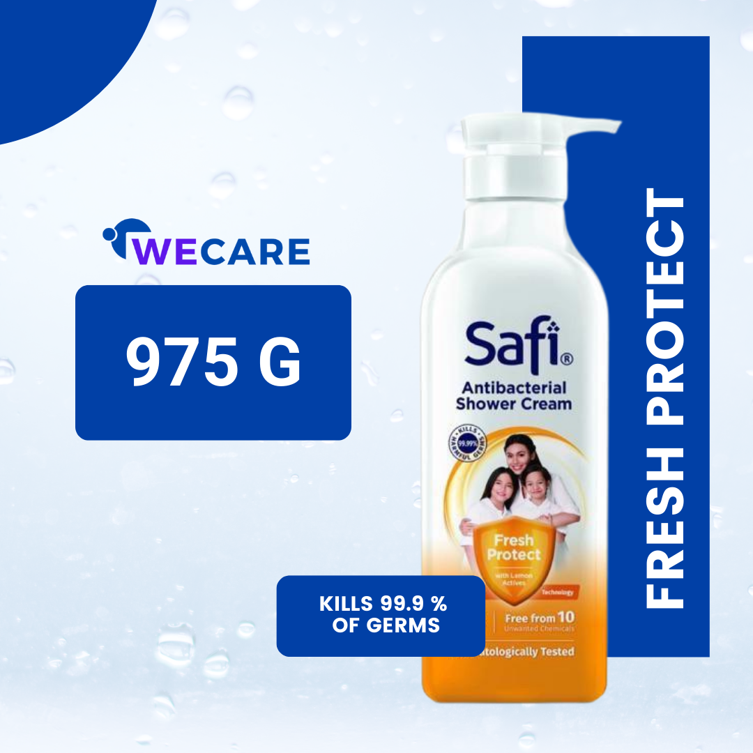 Safi Anti Bacterial Protect Shower Cream (975g) - (Fresh/Gentle/Total ...