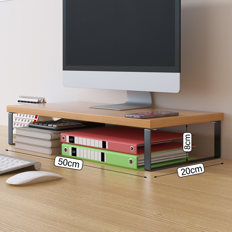 WAROOM 1/2 Layer Screen Monitor Shelf Computer Monitor Rack Stand ...