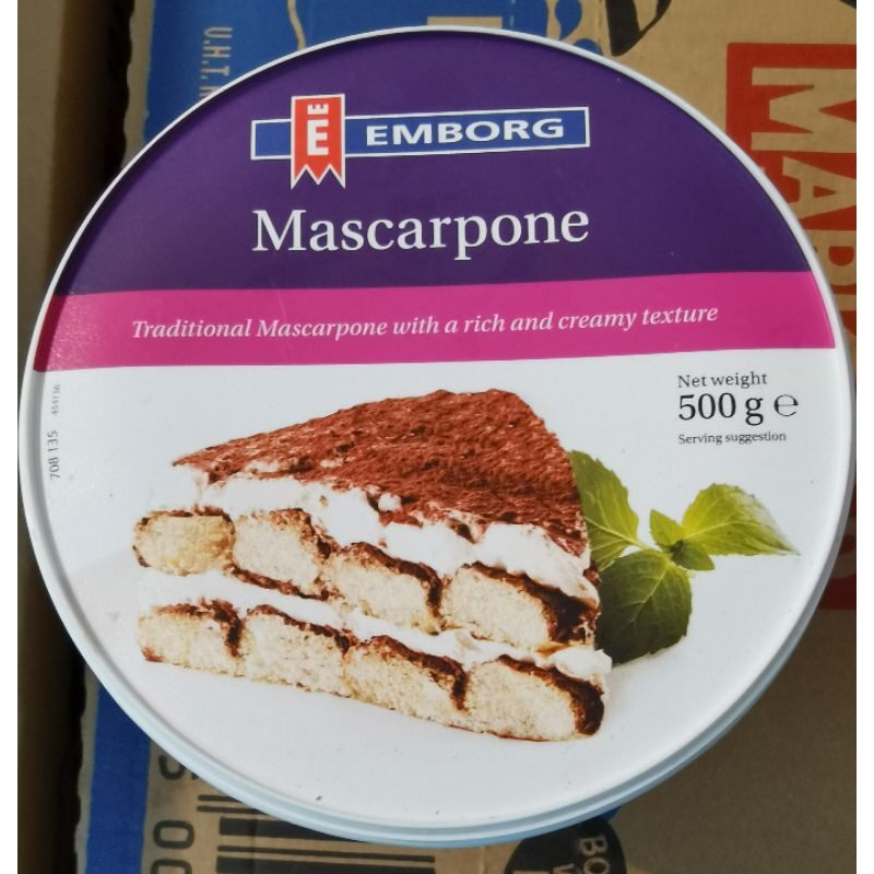 Emborg Mascarpone Cheese 马斯卡彭奶酪 500g | Lazada