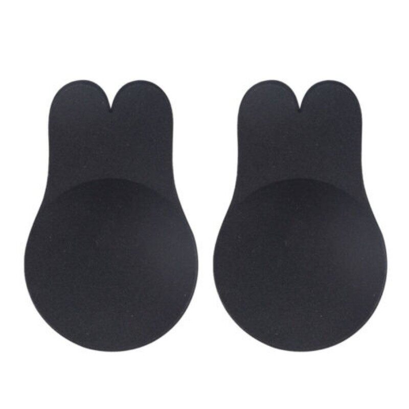 Women Breast Stickers Invisible Push Up Bra 1 Pair Rabbit Ear Breasts ...