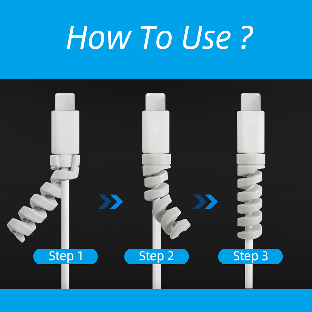 Bycasing Data Cable Protector ตัวป้องกันสายชาร์จสำหรับโทรศัพท์ที่ยึดสาย ...