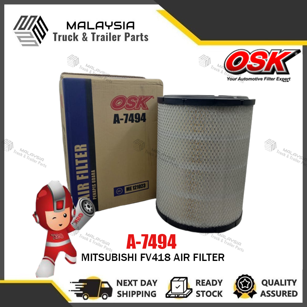 OSK A-7494 Mitsubishi Fuso FV418 Air Filter | Lazada