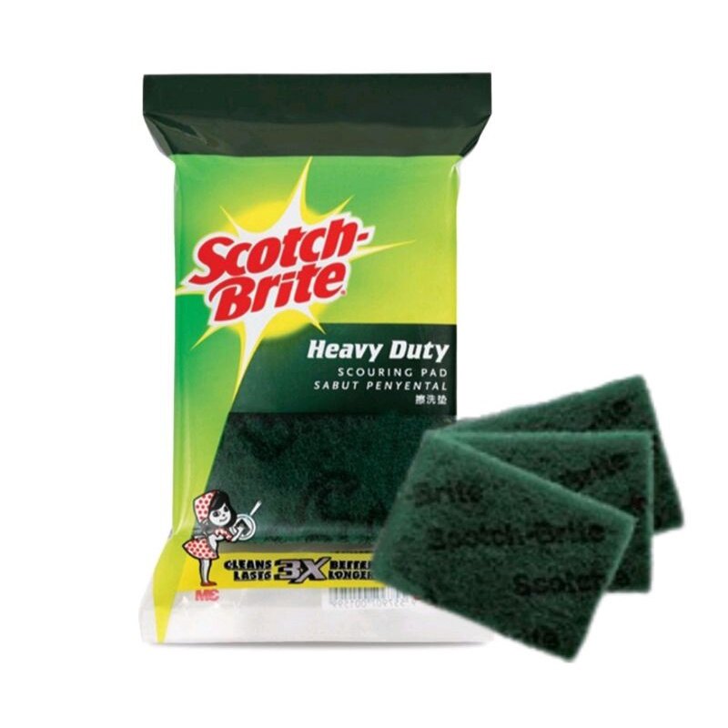 3M Scotch brite Sabut penyental 3M青布 擦洗垫 | Lazada